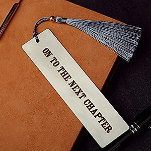 Bookmarks for Book Lovers Metal Book Mark Engraved I Love You Bookmark for Woman Gifts for Reader Book Mark (Silver Our Story is My Favorite)