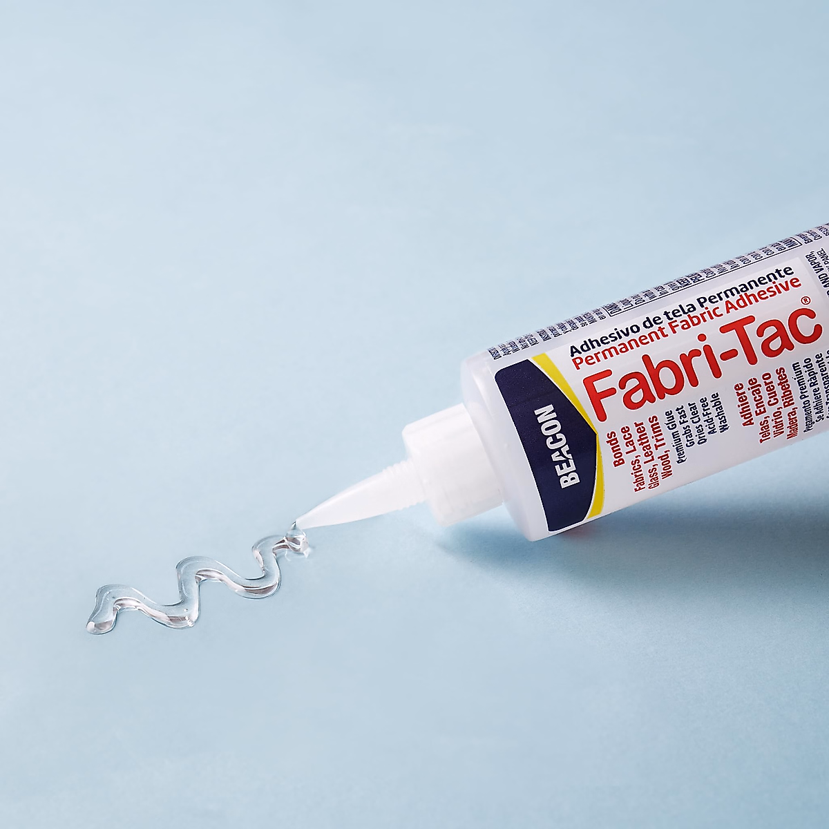Beacon Fabri-Tac Permanent Adhesive, 8 Ounce Bottle - Premium Crafting & Fabric Glue