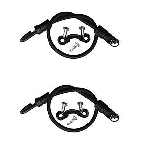 Yundxi 2 Sets Fishing Rod Tamer Straps Holder with Screws Surfing Rod Strap Belt Deck Mount Connector Boat Pole Holder for Surfboard Kayak Boating Marine Fishing