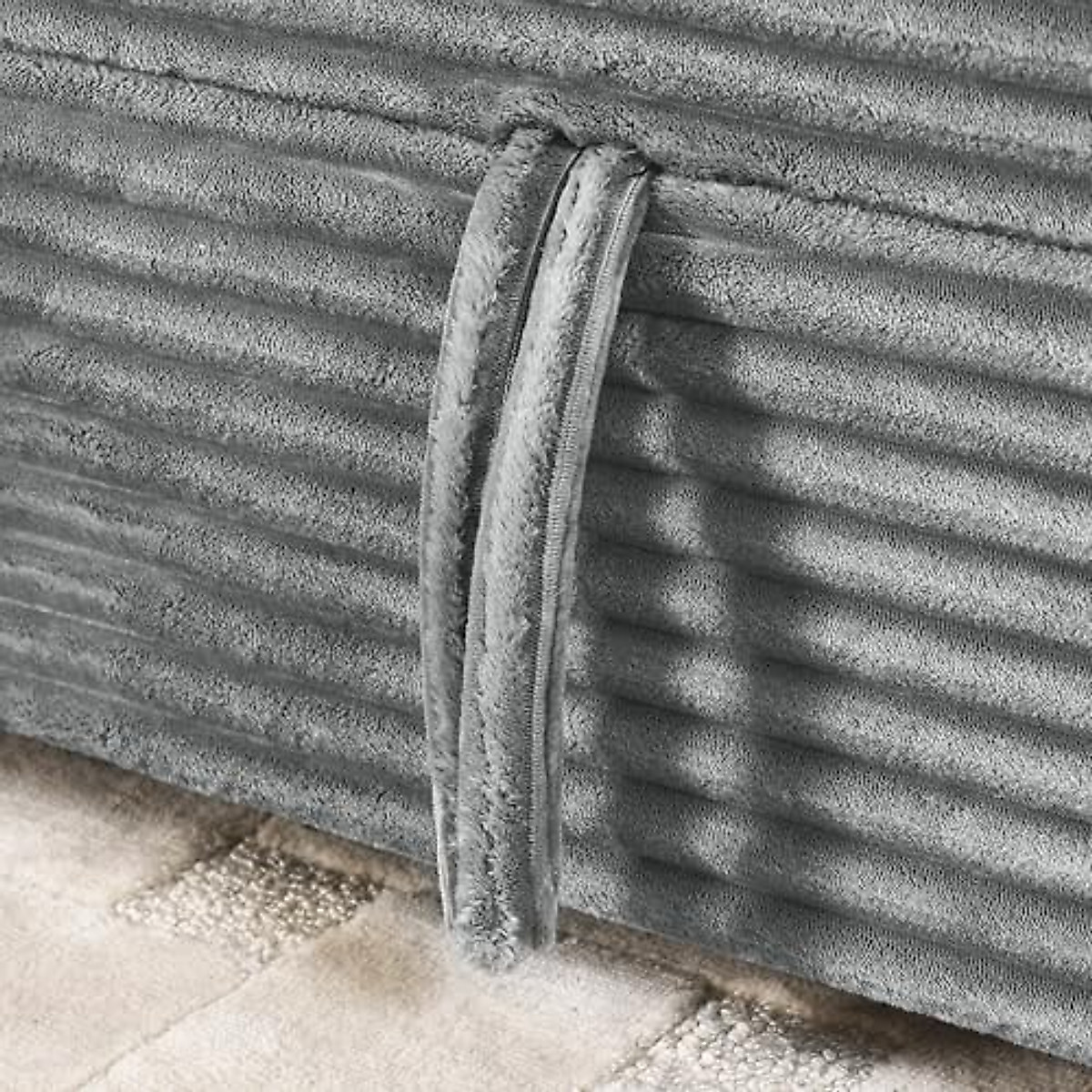 Corduroy Tufted Upholstered Left Facing Sleeper Sectional Sofa, L-Shaped Pull Out Sleep Couch Bed Modular Convertible Sofabed with Right Storage Chaise and Pillow-top Armrests for Living Room