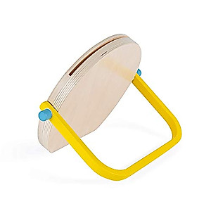 Janod Learn to Tell Time - Wooden Educational Teaching Clock - Ages 5+ - J05076