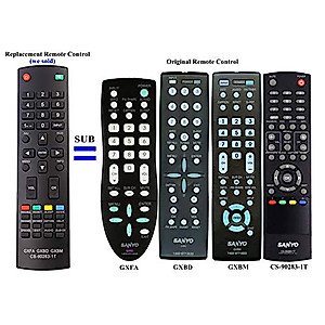 New Remote GXFA GXBD GXBM CS-90283-1T fit for Sanyo LCD TV DP19648 DP26640 DP26648 DP26649 DP32648 DP32649 DP37649 DP37819 DP39842 DP39843 DP39E23 DP26647 DP26746 DP32647 DP32746 DP37647 DP42545