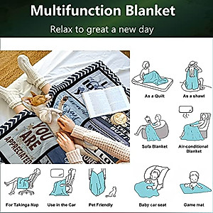 Cobakuey Grandpa Gifts from Granddaughter,Fathers Day Unique Gifts for Grandpa,Grandpa Birthday Gifts,Grandpa Throw Blanket,Best Gifts for Grandpa,Christmas Thanksgiving Gifts for Grandpa 60"x50"