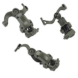 Multi-Angle Rotation Fast Helmet ARC Rail Adapter Suspension Headphones Bracket Earmuffs Support, Accessories for Tactical Pickup Headset