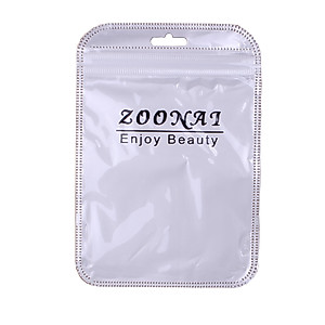 ZOONAI Women Leather Tassels Keychain Car Circle Key Rings Gift Bag Hanging Buckle (Silver)