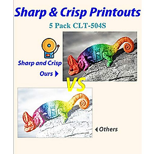 5-Pack ColorPrint Compatible 504S Toner Cartridge Replacement for samsung CLT-504S CLT504S K504S CLT-M504S CLT-C504S CLT-Y504S used for CLP-415NW CLP-475 CLX-4195FW Xpress C1810W C1860FW (2B 1C 1M 1Y)