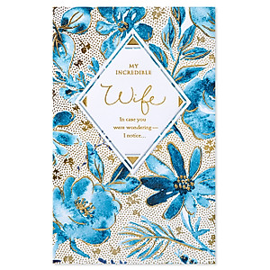 American Greetings Anniversary Card for Wife (I Notice)