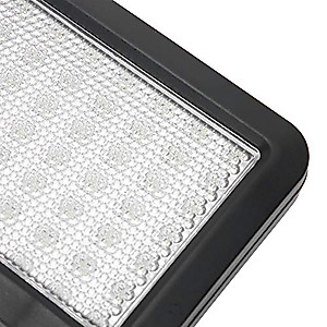 Asixxsix Garden Lamp, Solar ABS Energy Saving Outdoor LED Light, for Garages Home Garden Walls Paths Courtyards