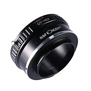 K&F Concept Lens Adapter Ring for Contax Yashica to Sony E Mount a6000 a6300 a6500 a5000 a5100 a3500 a3000 Alpha A7 A7R a7S a7II a7RII a7SII a7III a7RIII and a9