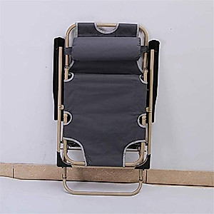 XZGDEN Lightweight Leisure Lounger Portable Metal ReclinerHousehold Office Garden Patio Beach Camping Lounger Chairs