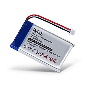 iMah Replacement for Infant Optics DXR-8 Baby Monitor Battery Sp 803048 3.7V 1200mAh Lithium-ion Rechargeable, Pack of 2