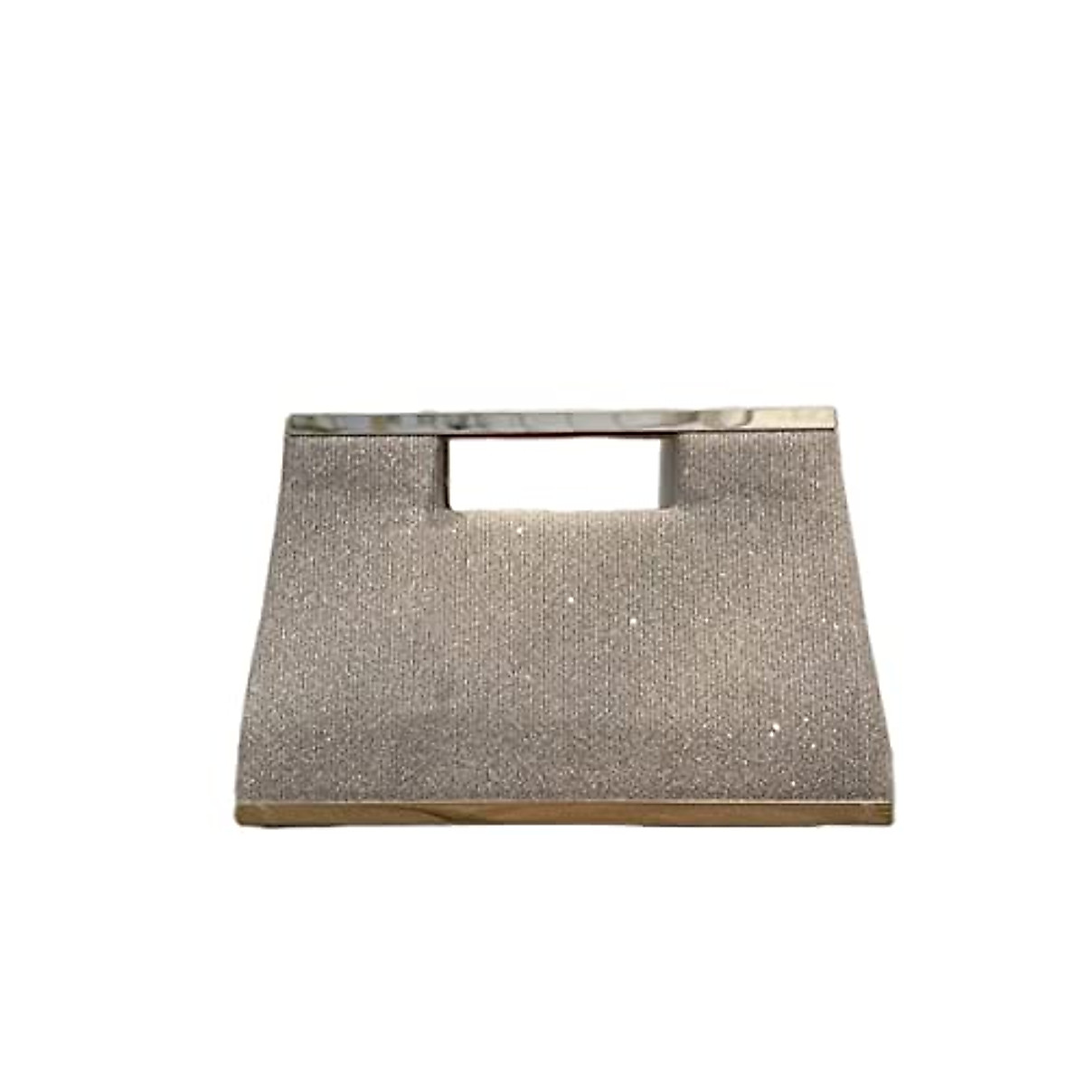 IAMUHI Womens Elegant Evening Clutch Bag Glitter Small Top Handle Tote Handbag Envelope Formal Purse with Chain,Gold