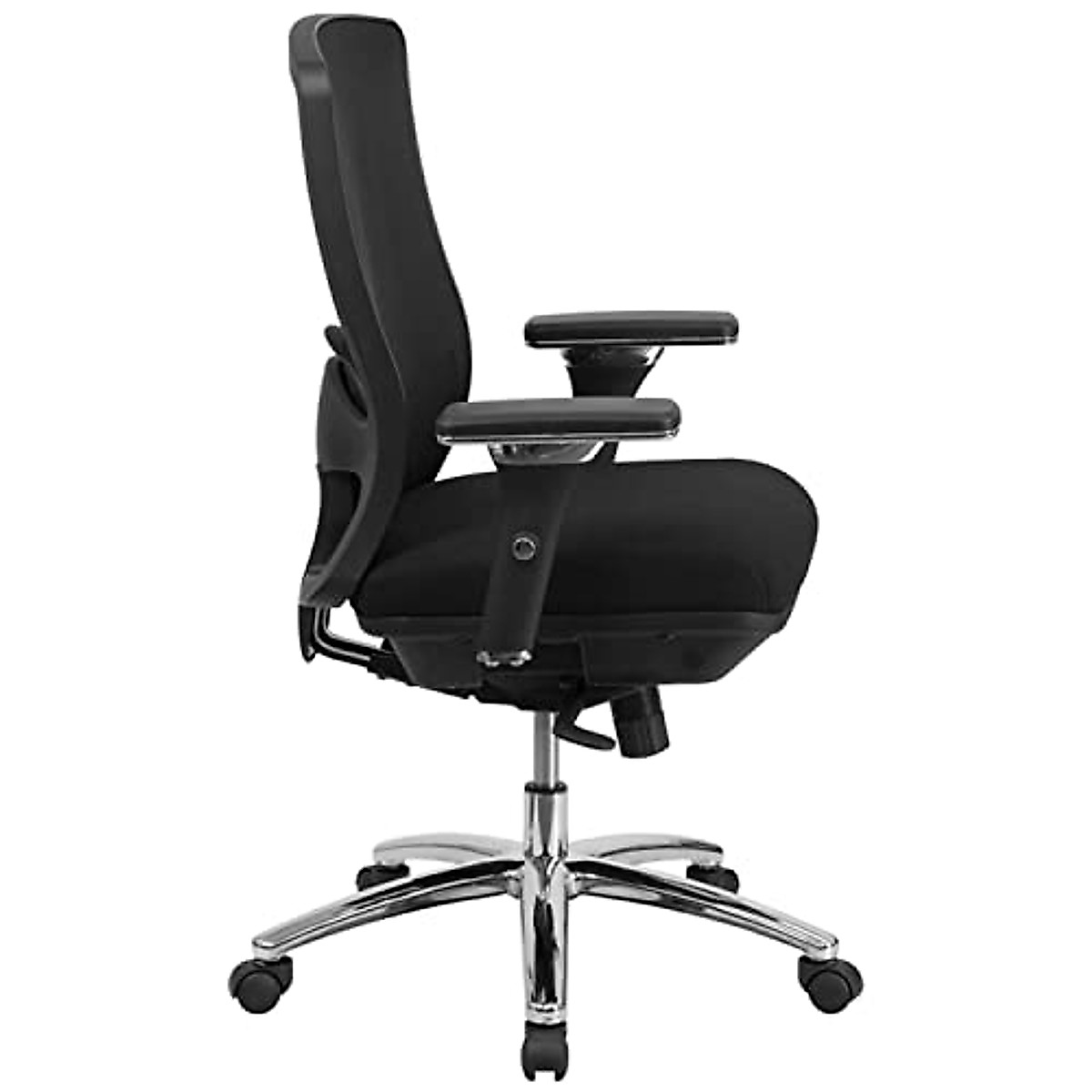 Flash Furniture HERCULES Series 24/7 Intensive Use Big & Tall 350 lb. Rated Black Mesh Multifunction Swivel Ergonomic Office Chair