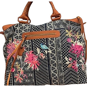 3J Workshop by Johnny Was Women's Embroidered Duffle Bag, Multi, OS