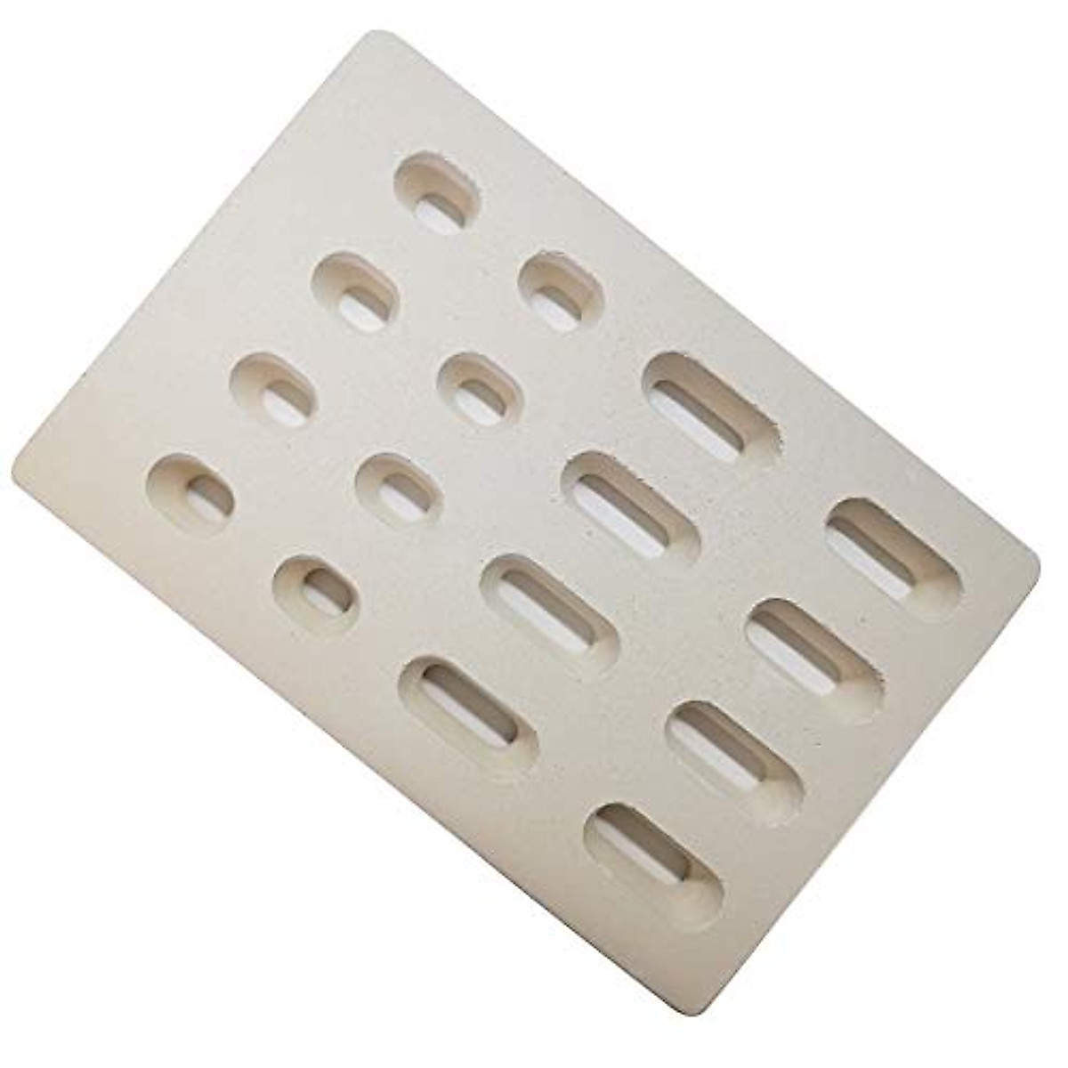 Homesicker 6-Pack Universal Replacement Heat Plate Flame Tamer, Ceramic Brick Flame Tamer, Ceramic Radiant Replacement for Galore Grand Turbo