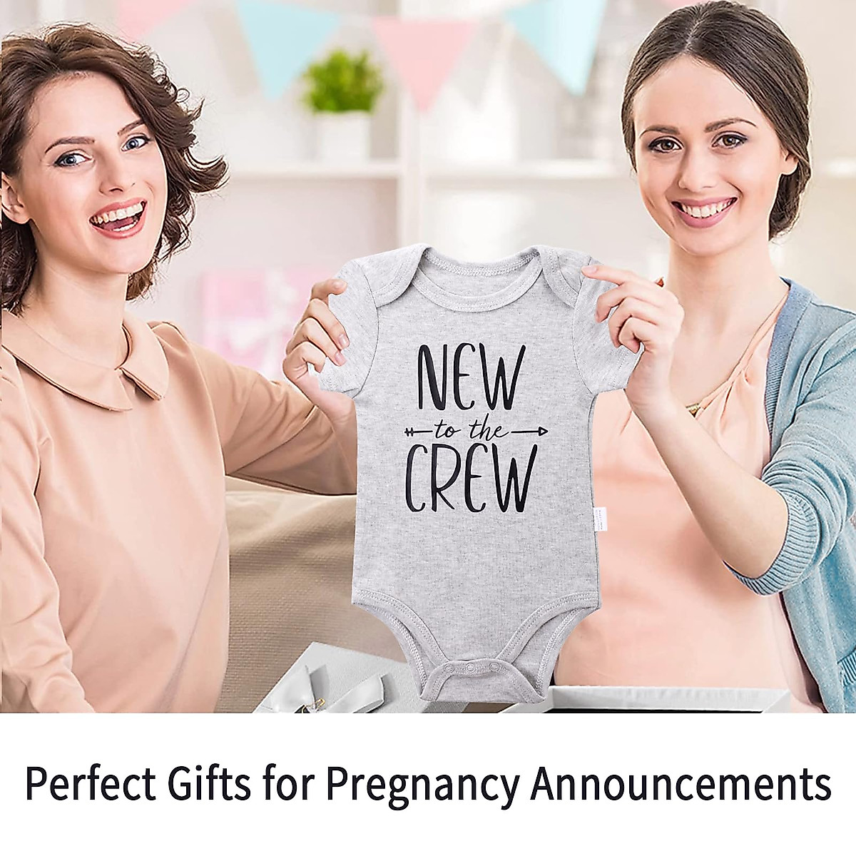 Pregnancy Gifts for First Time Moms – Mom and Dad Est 2024 11 oz Whiskey Glass Gift Set with Romper (0-3 Months) and Baby Socks ​- Top New Parents Gifts for Mom and Dad to Be - Baby Shower