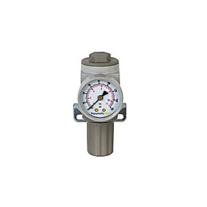 PneumaticPlus SAR2000M-N02BG Miniature Air Pressure Regulator 1/4" NPT - Gauge, Bracket