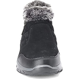 Skechers Women's Easy Going-Girl Crush Ankle Boot, Black, 10