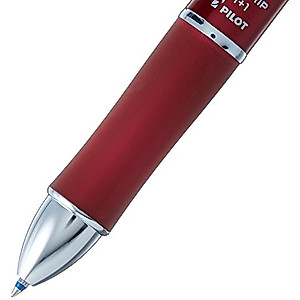PILOT Dr. Grip 4+1, 4 Color 0.7 mm Ballpoint Multi Pen & 0.5 mm Mechanical Pencil - Bordeaux Body (BKHDF1SFN-BO)