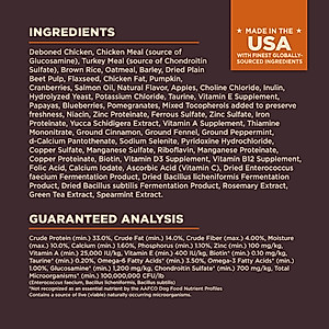 Wellness CORE Digestive Health Dry Dog Food with Wholesome Grains, Highly Digestible, for Dogs with Sensitive Stomachs, Made in USA with Real Protein (Small Breed, Chicken & Brown Rice, 4-Pound Bag)