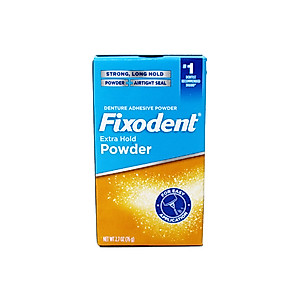 Fixodent Powder Extra Hold 2.7 Oz. (Pack of 3)