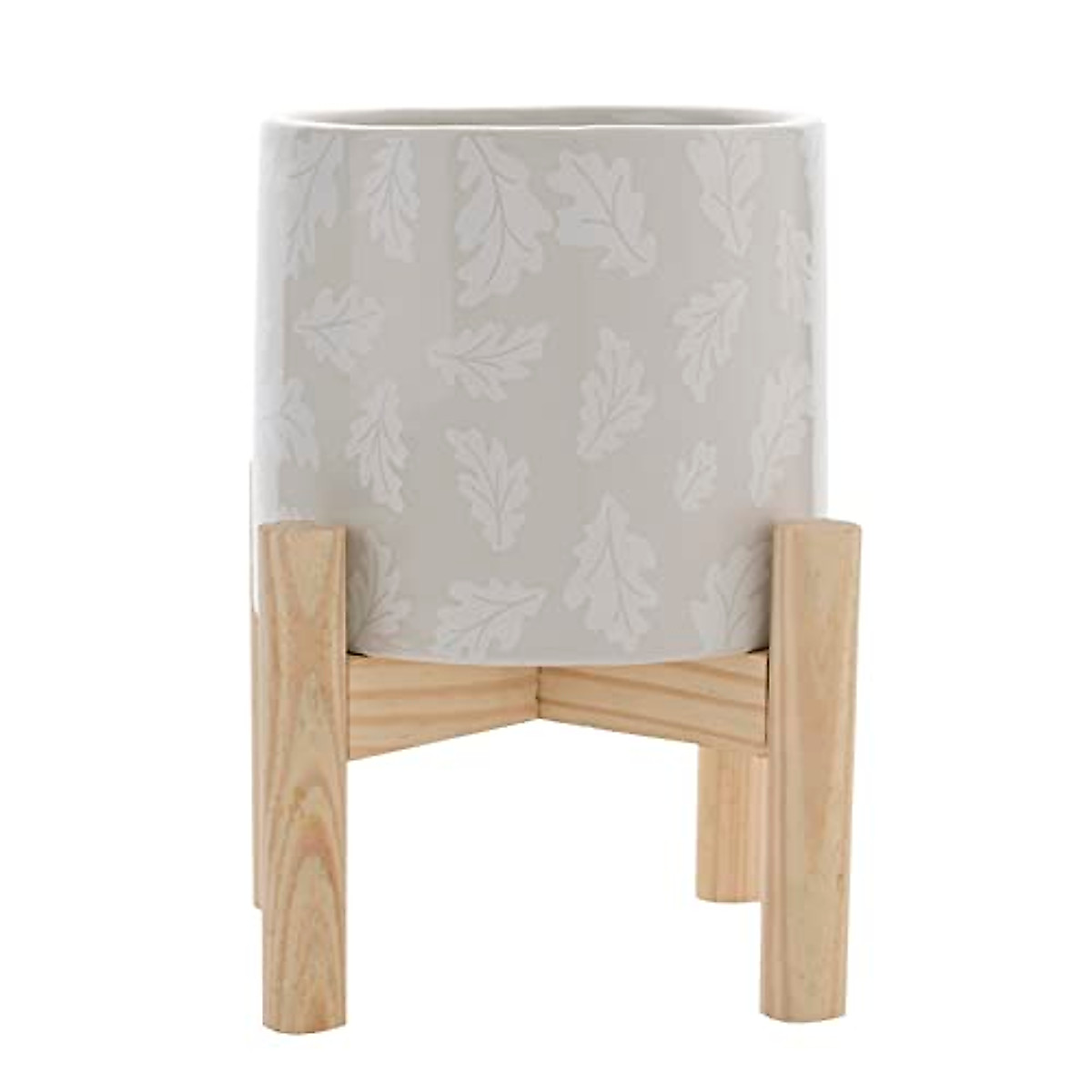 Happy Homewares Forest Friends Bambi and Thumper Planter with Wooden Stand - an Adorable Rustic Planter - Officially Licensed