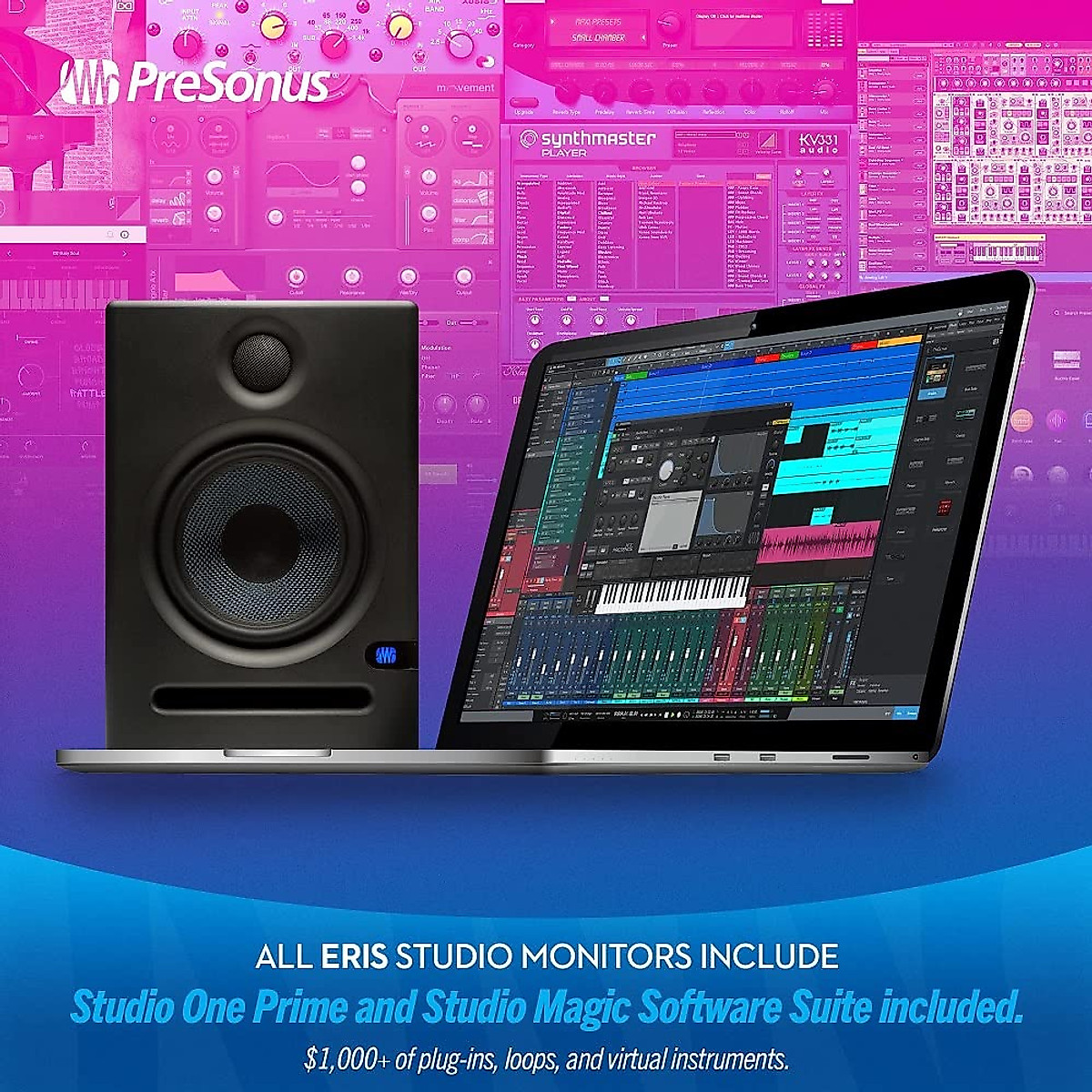 PreSonus Eris E5 2-Way 5.25" Near Field Studio Monitor