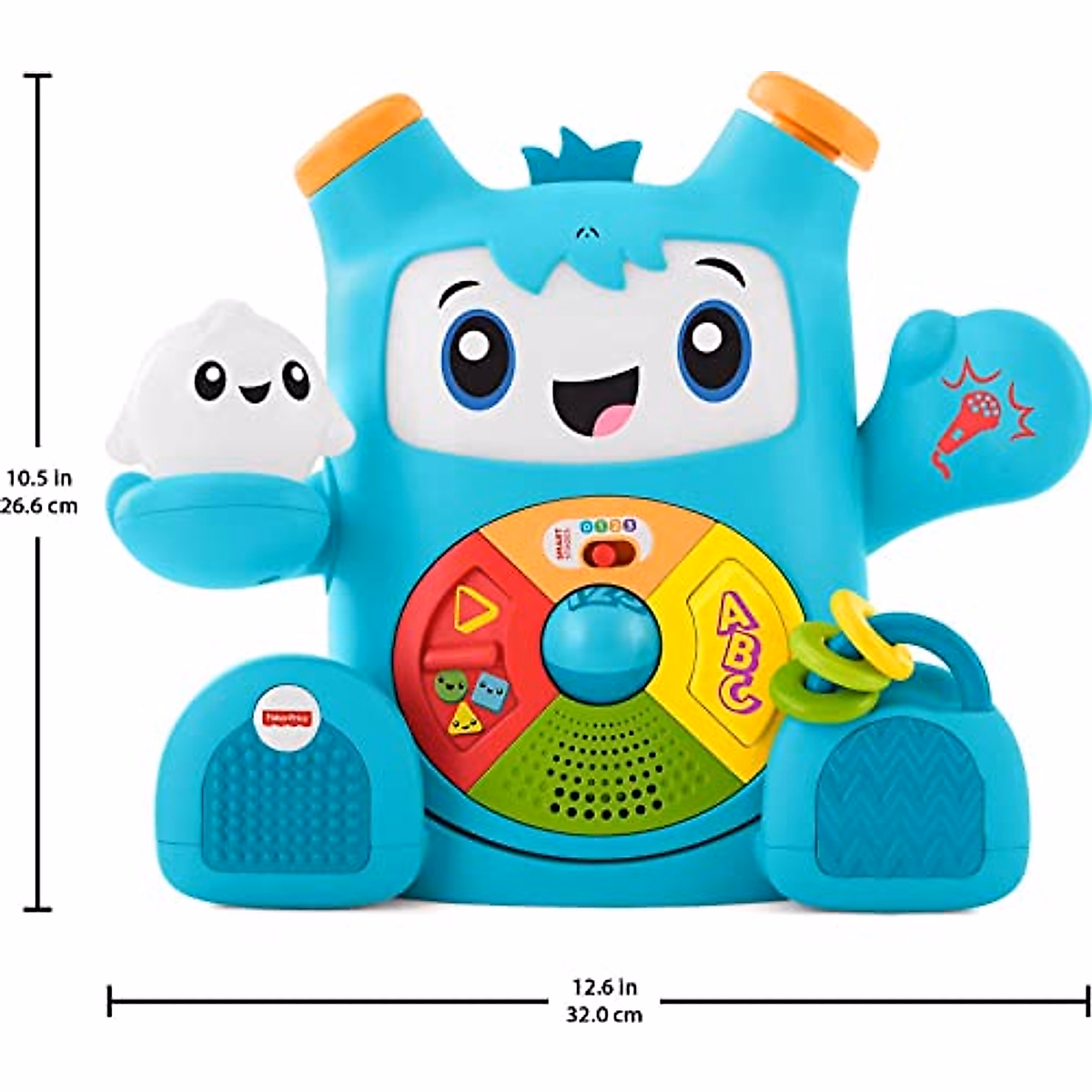 Fisher-Price Learning Toy Dance & Groove Rockit With Interactive Music Lights And Phrases For Infants And Toddlers