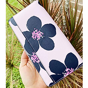 Kate Spade Cameron Grand Flora Neda Large Continental Wallet Serendipity Pink