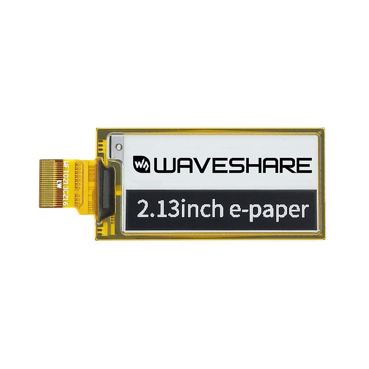 Waveshare 2.13inch Flexible E-Ink Raw Display Compatible with Raspberry Pi 4B/3B+/3B/2B/B+/A+/Zero/Zero W/WH/Zero 2W Series Boards 212x104 Resolution Dual-Color Supports Partial Refresh