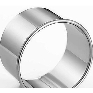 12 Pieces Round Cookie Biscuit Cutter Set,Graduated Circle Pastry Cutters,18/8 Stainless Steel Cookie Cutters And Donut Cutter Ring Molds