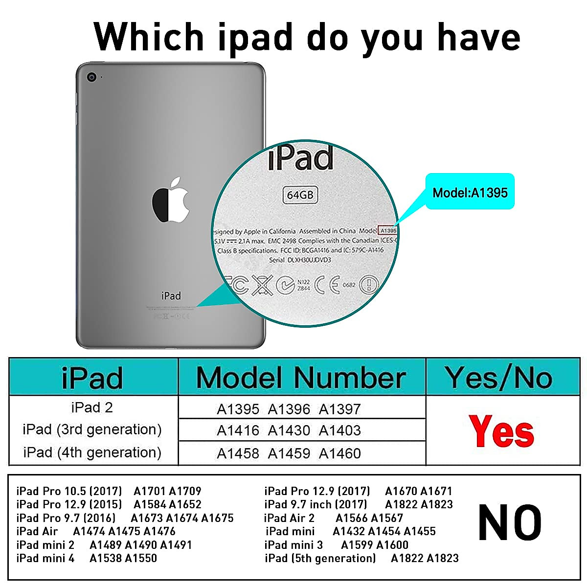 AICase Heavy Duty Rubber Hybrid iPad Case, Shockproof Protective Cover for iPad 2/3/4, Includes Stylus & Screen Protector (Black)