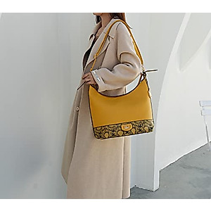 MKF Collection Shoulder Bag for Women, Vegan Leather Hobo Fashion Handbag Messenger Purse