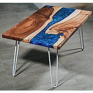 Epoxy Table, Live Edge Wooden Table, Epoxy Resin River Table, Natural Wood,Dining table, Natural Epoxy Table, Resin Table