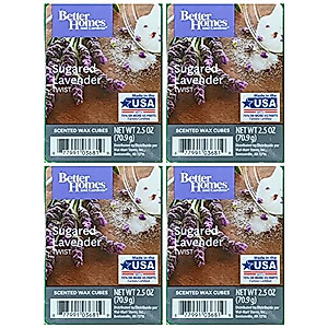 Better Homes and Gardens Sugared Lavender Twist Wax Cubes - 4-Pack