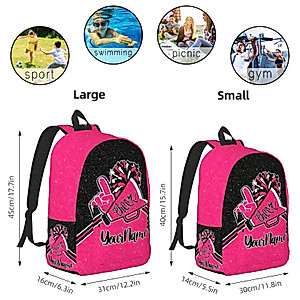 Custom Cheer Backpack With Name Personalized Cheerleading Backpack Cheer Backpack For Sports Party Cheerleader Gift