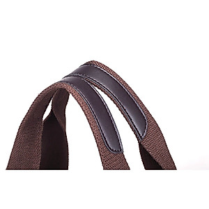 Sunshinejing Women's Canvas Tote Bag Shoulder Crossbody Purses Work Travel Handbag Hobo Bag (Grey)