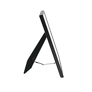 Isaac Jacobs 6x8 (Matted 4x6) Black Metal Picture Frame, Classic Metal Photo Frame Made For Tabletop & Hanging Display, Home and Office Décor, Photo Gallery and Wall Art (6x8 (Matted 4x6), Black)