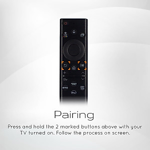 2021 Model BN59-01385A Replacement Remote Control for Samsung Smart TVs Compatible with Neo QLED, The Frame and Crystal UHD Series (Renewed)