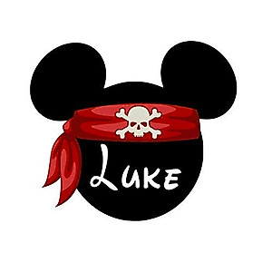 Custom Cruise Door Magnet - Personalized Pirate Head Skull Bandana