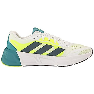 adidas Men's Questar 2 Sneaker, White/Arctic Night/Lucid Lemon, 10
