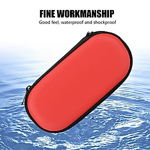 fosa Protective Hard Carrying Case Cover Pouch Portable Travel Organizer Bag for Sony PS Vita, Shockproof Vita Travel Pouch(Red)
