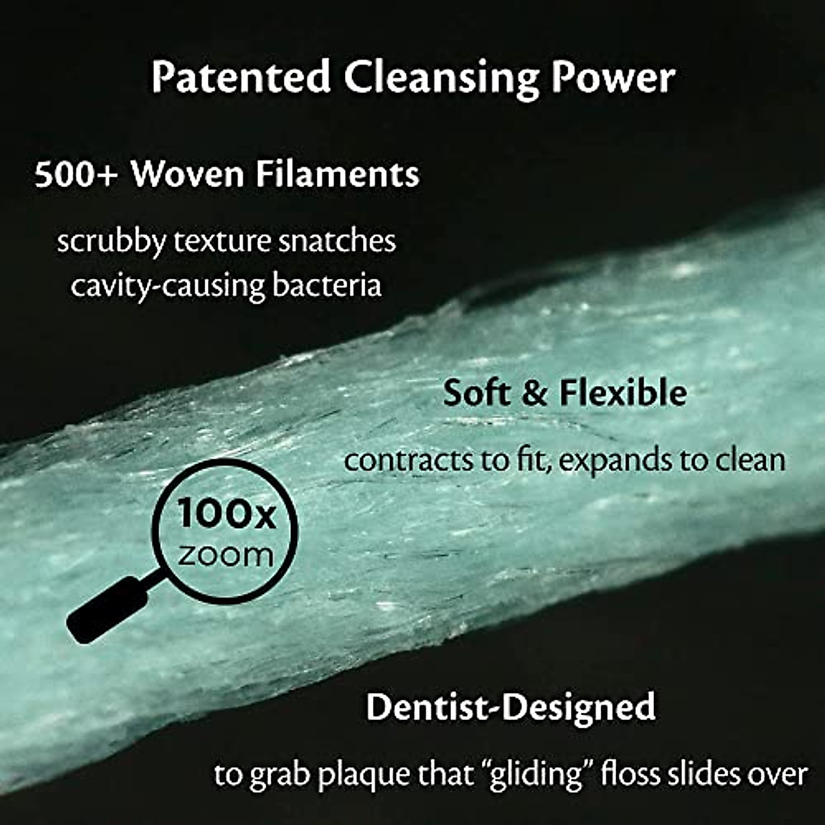COCOFLOSS Coconut-Oil Infused Woven Dental Floss | Delicious Mint Single | Dentist-Designed | Vegan and Cruelty-Free | 2-Month Supply (33 Yds x 1 Unit)