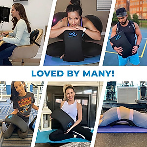 Back Stretcher for Lower Back Pain Relief - Get Spine Decompression & Back Decompression with This Adjustable Back Stretching Device - The Ultimate Back Pain Relief Products - Everlasting Comfort