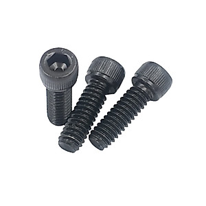 DGOL 40 pcs 1/4-20 x 3/4 inch Black Socket Head Screws Bolt, Grade 12.9 Super Hard Carbon Steel Material, Fully Thread, Allen Socket Drive