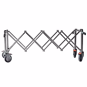 INTSUPERMAI Stainless Steel Funeral Stretcher Truck Church Truck Casket Stand Trolley Cart Fordable Mortuary Supply Coffin Cart