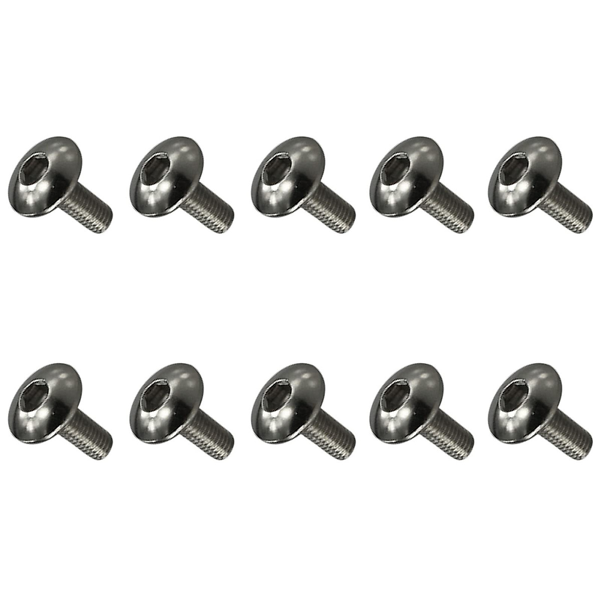 ATV Quad Plastic Body Fender M6 Bolt Washer & Nut Kit 6mm 50cc 70cc 90cc 110cc 125cc 150cc 200cc 250cc Set of 10