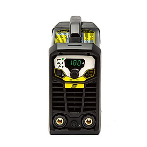 ESAB 0700500070 MINIARC Rogue ES 180i Stick Welding System, Dual Voltage Input, Adjustable Hot Start/Arc Force, Stick 6010 Mode, Power Factor Control, Electrodes up to 5/32", IP23S Designed