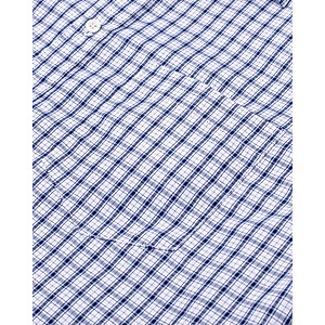 Alimens & Gentle Mens Gingham Button Down Shirt Long Sleeve Cotton Regular Fit Plaid Dress Shirts