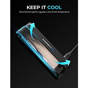 SABRENT USB 3.2 Type C M.2 PCIe NVMe + 2.5/3.5 Inch SSD & HDD Converter [DS-UCMH]